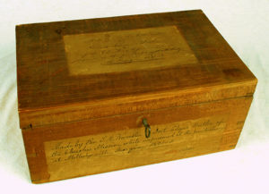Wooden Box Made by Rev. Samuel A. Worcester and Dr. Elizur Butler ...